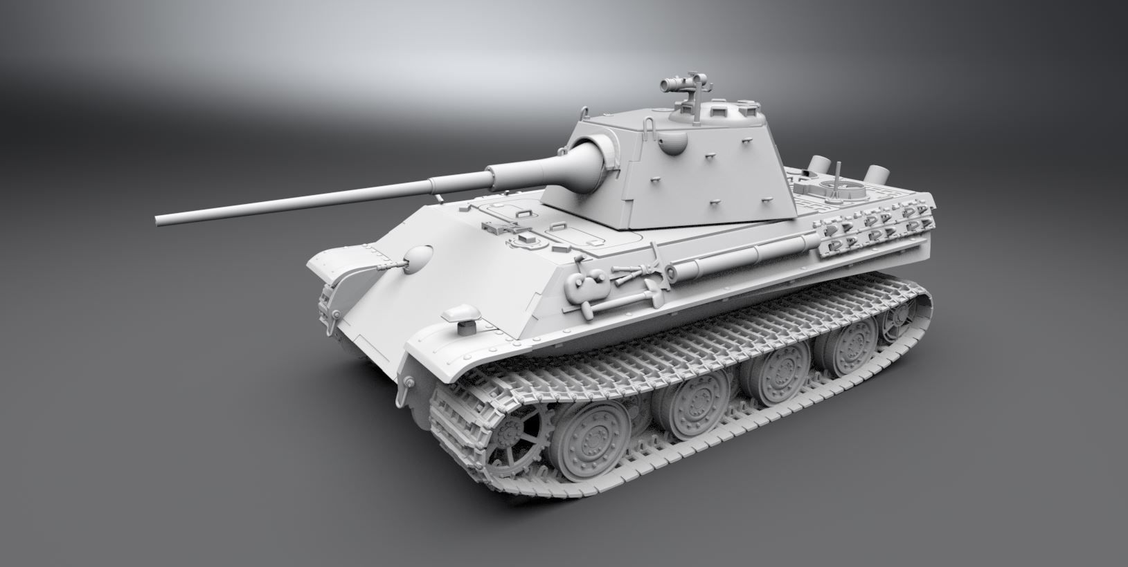 Panzer E50 scale model 3D model 3D printable | CGTrader