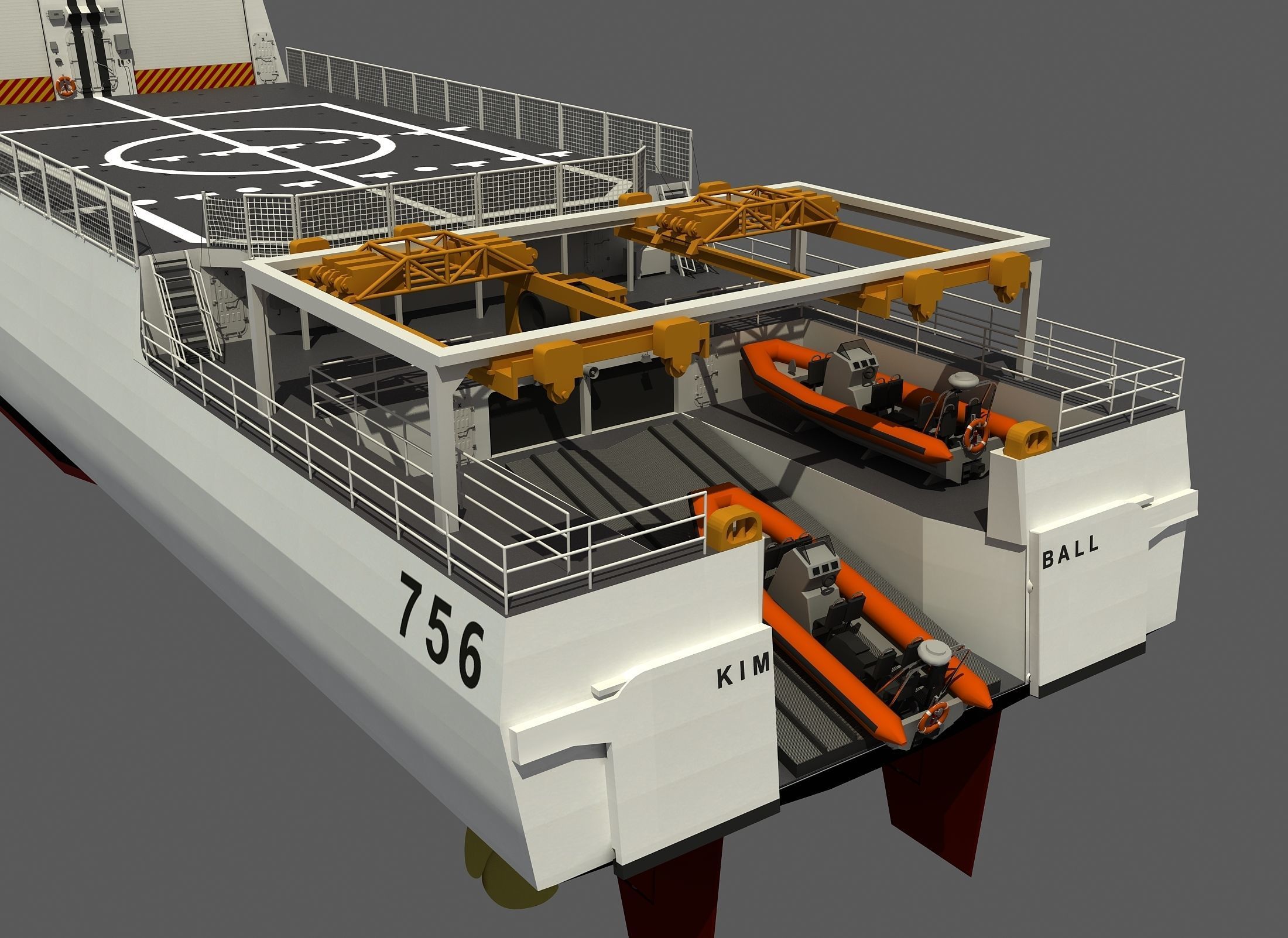 USCGC KIMBALL - LEGEND CLASS US CUTTER-COAST GUARD 3D model | CGTrader