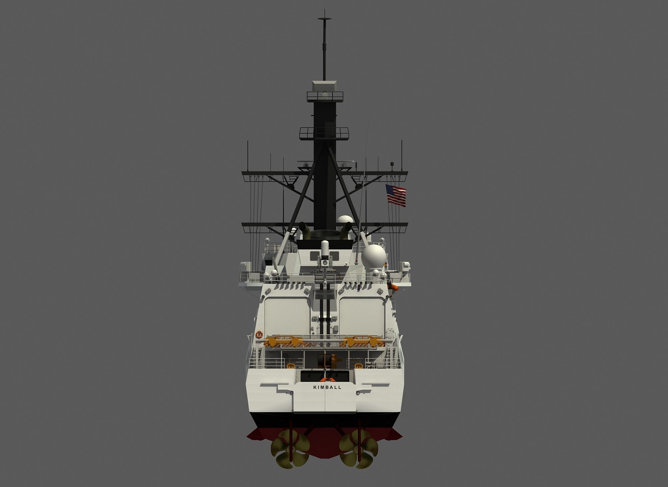 USCGC KIMBALL - LEGEND CLASS US CUTTER-COAST GUARD 3D model | CGTrader