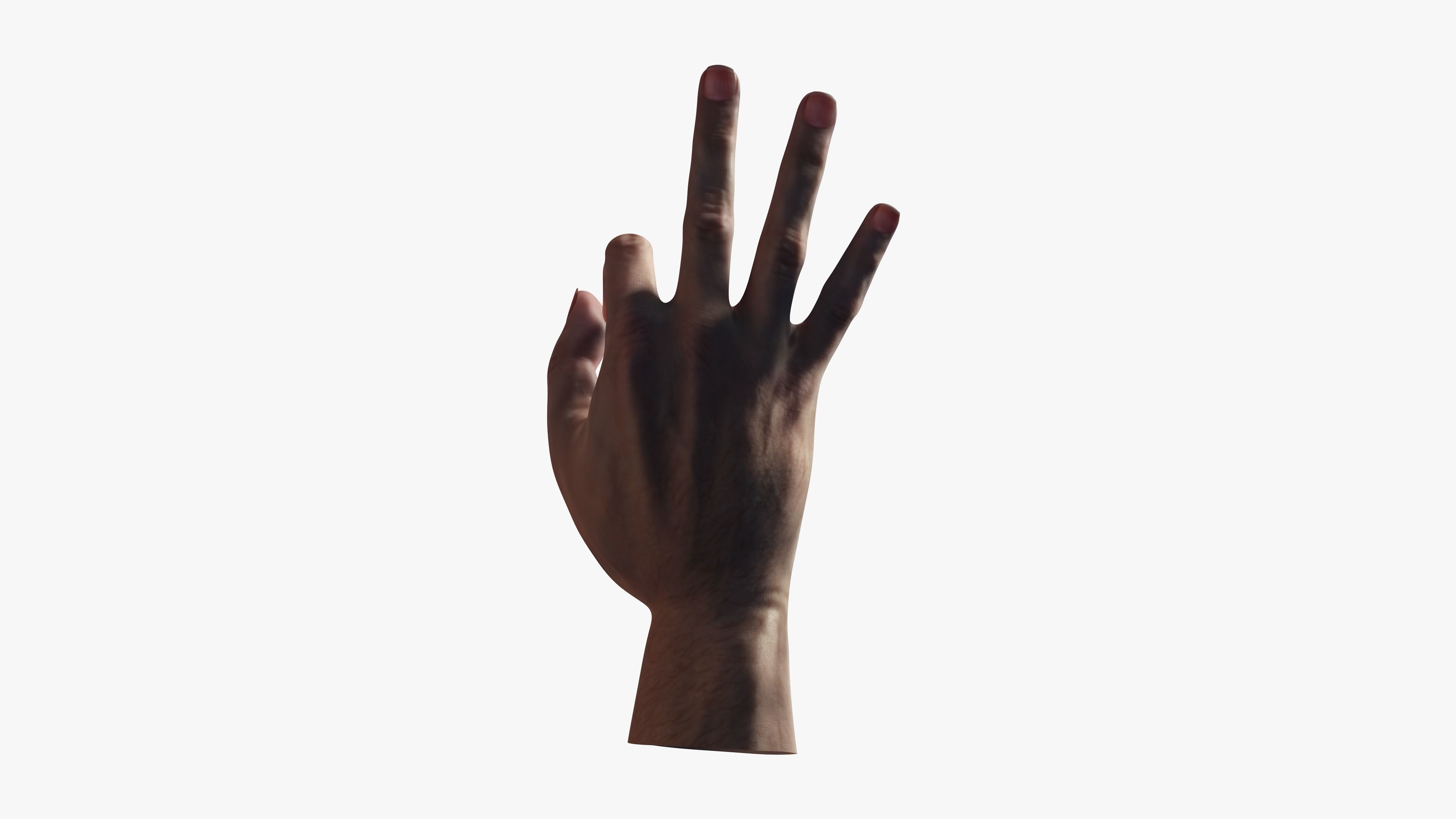 3D model Ok Hand Motion Gesture ok VR / AR / low-poly | CGTrader