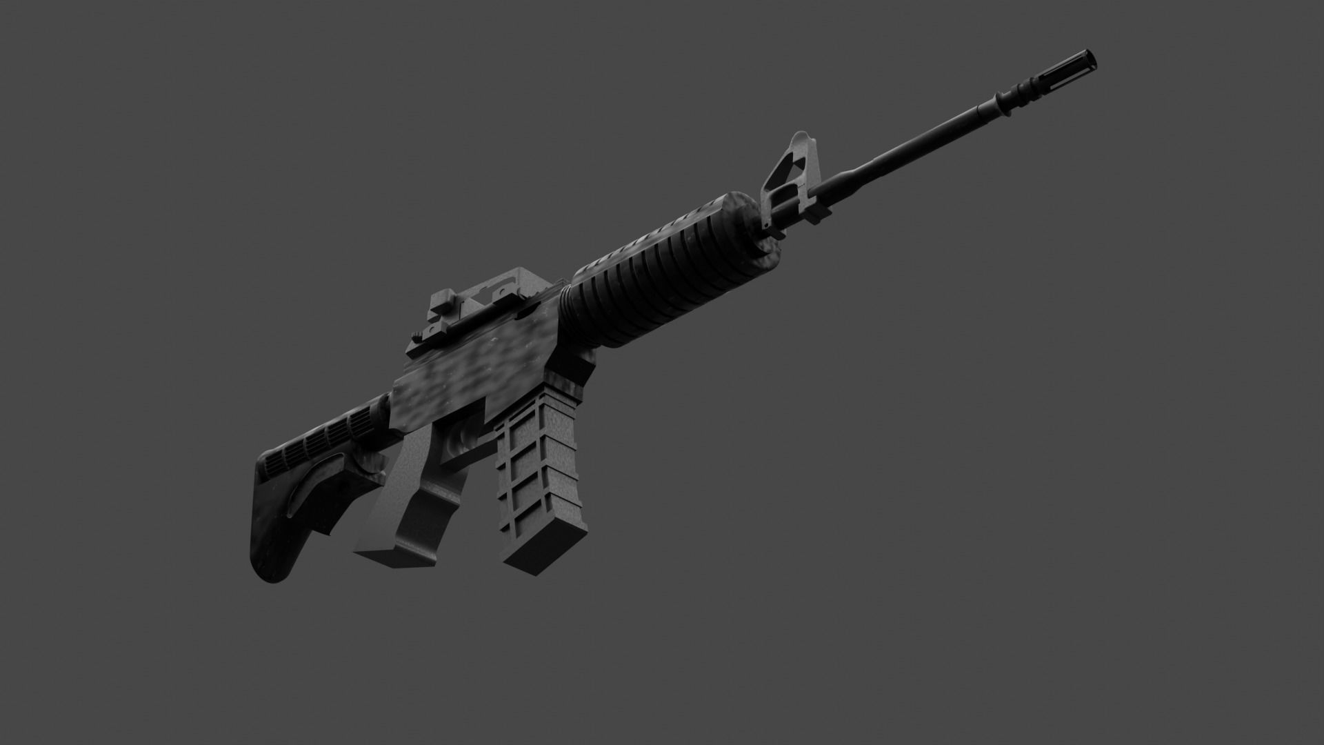 M4 assult rifle free VR / AR / low-poly 3D model | CGTrader