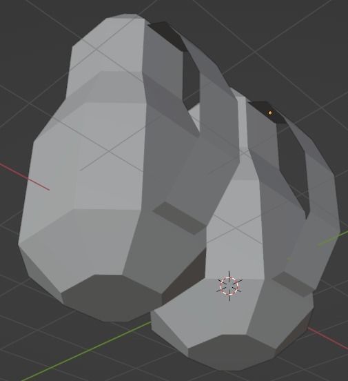 Low-Poly Jetpack pair of missiles 3D model 3D printable | CGTrader