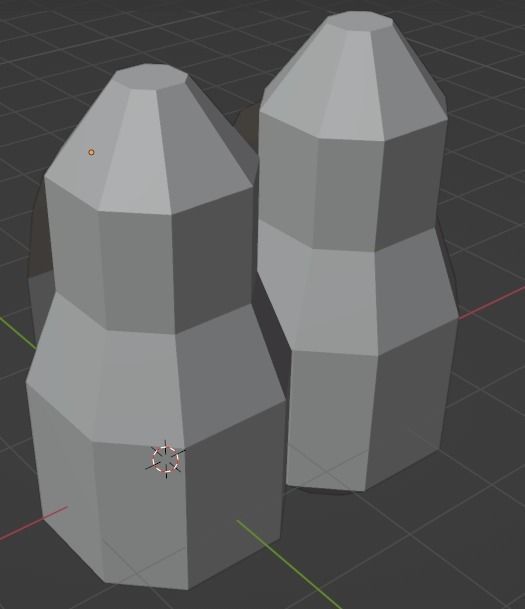 Low-Poly Jetpack pair of missiles 3D model 3D printable | CGTrader