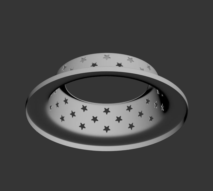 Stars Ceiling Lamp 3D model 3D printable | CGTrader