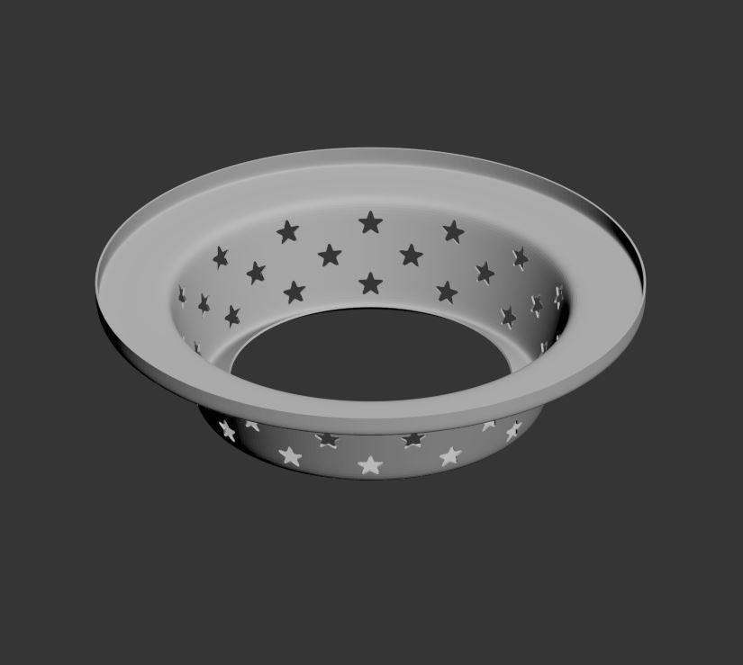 Stars Ceiling Lamp 3D model 3D printable | CGTrader