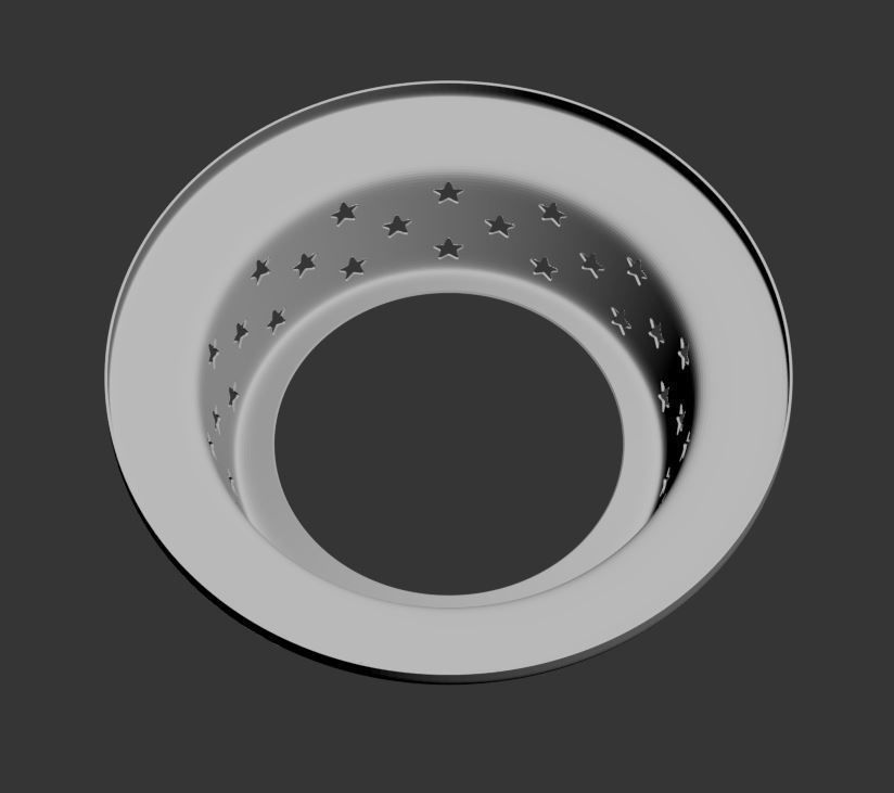 Stars Ceiling Lamp 3D model 3D printable | CGTrader