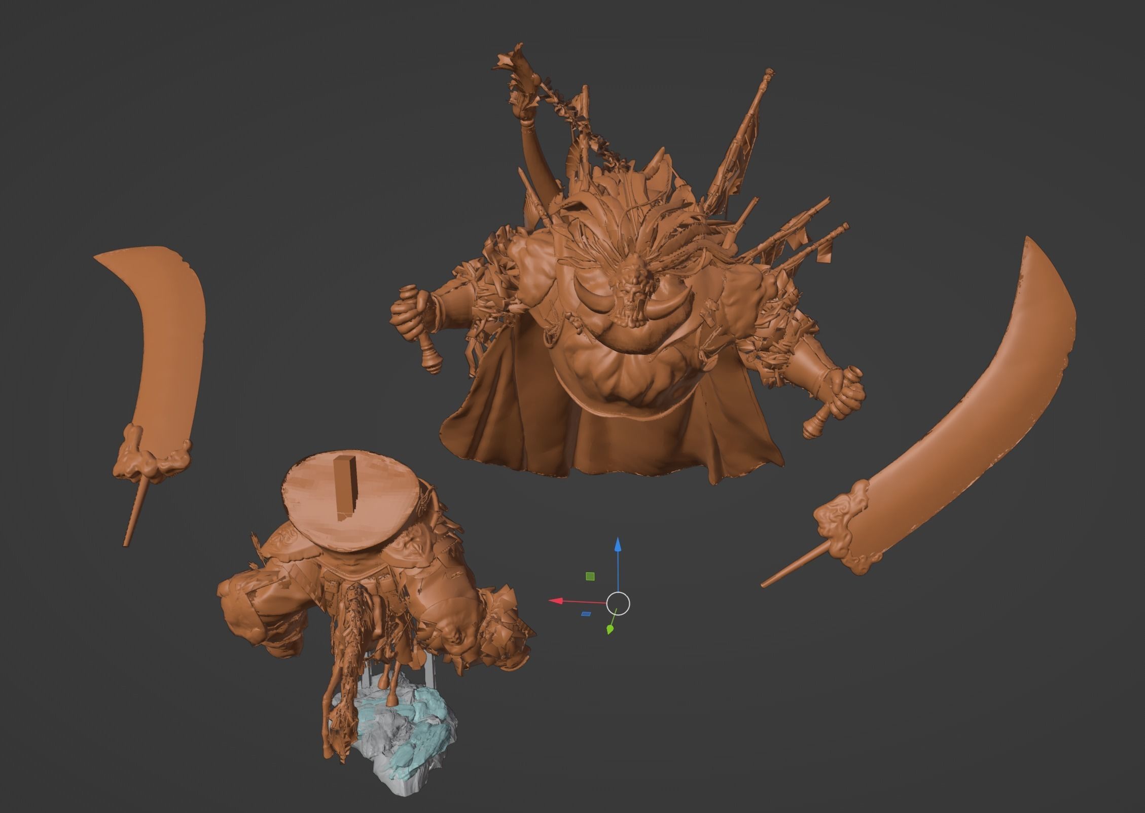 Starscourge Radahn 3D model 3D printable | CGTrader