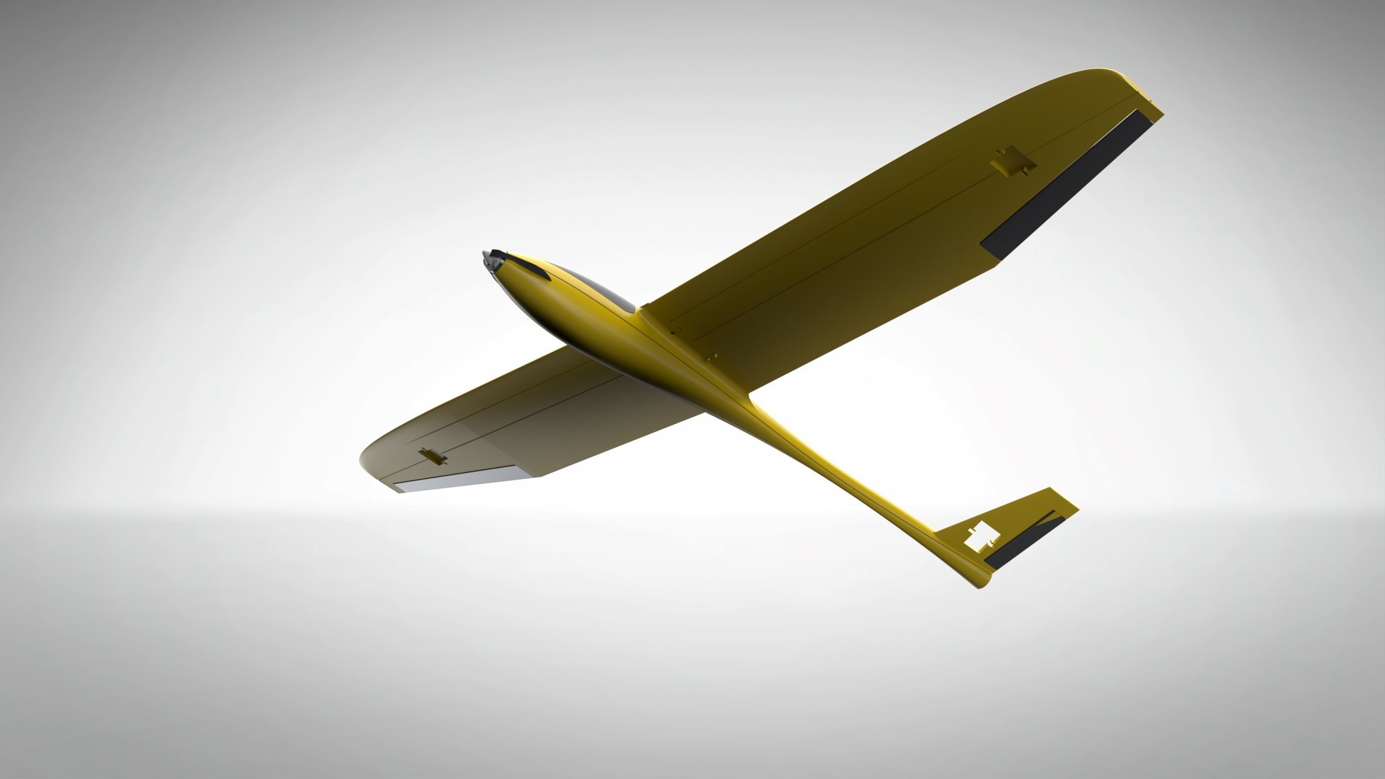 GLIDER RC PLANE 3D model 3D printable | CGTrader