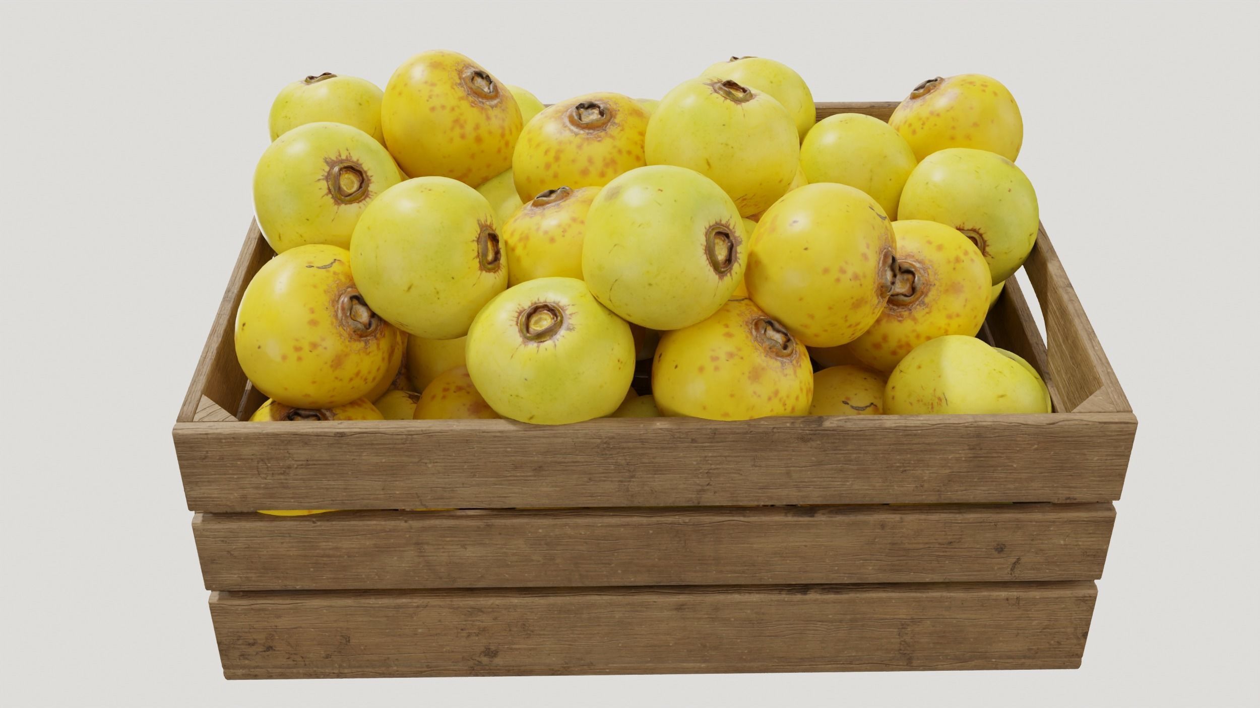 diospyros decandra crates 3D model | CGTrader