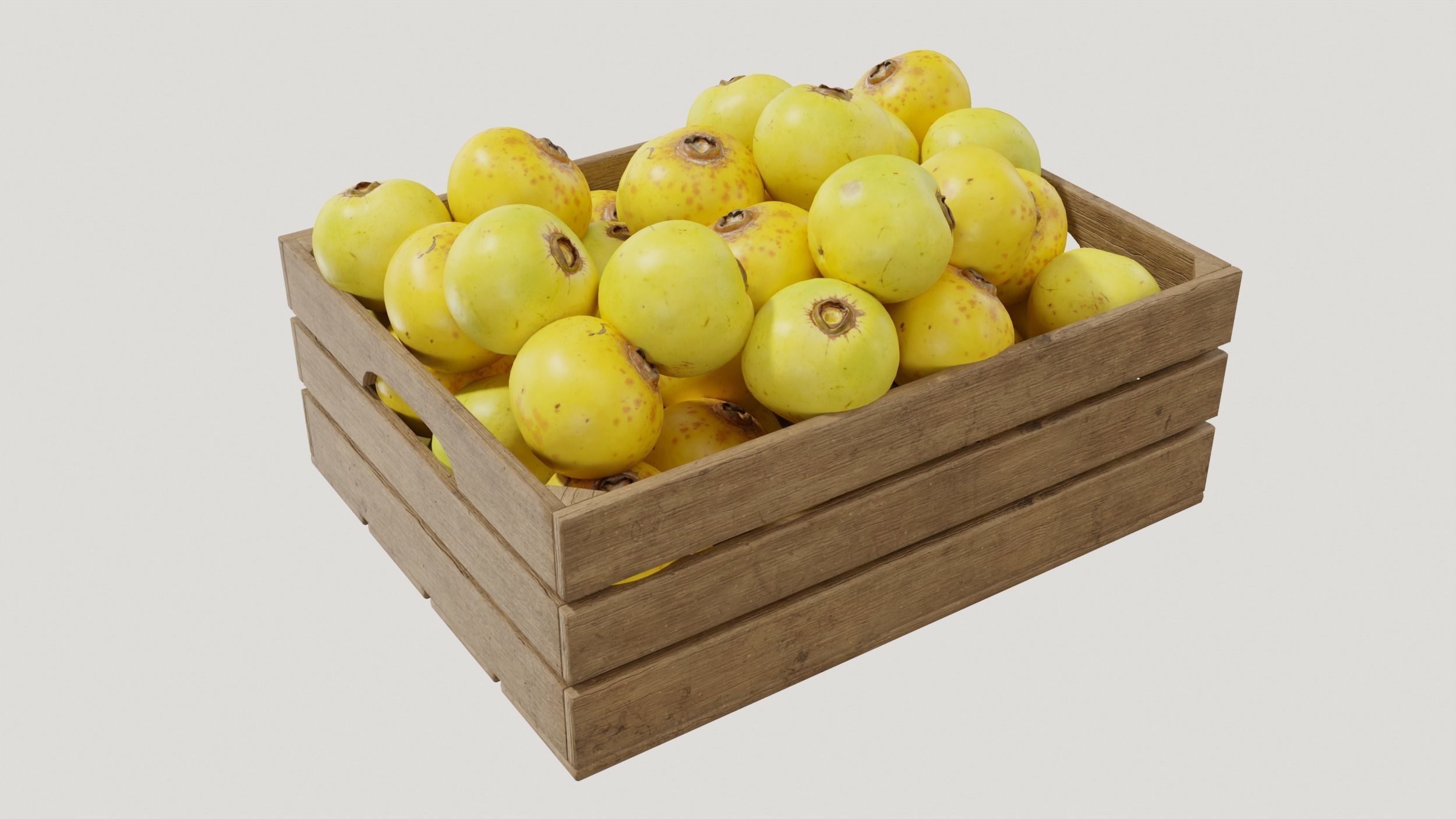 diospyros decandra crates 3D model | CGTrader