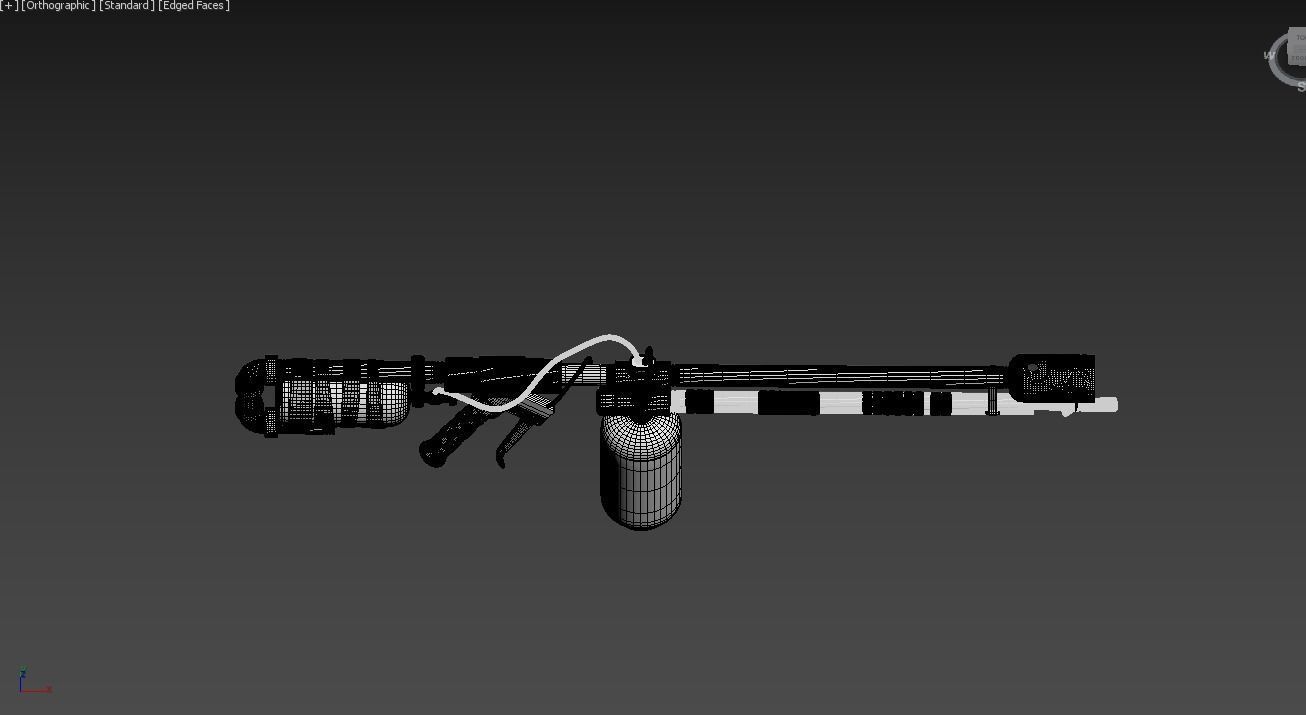flamethrower Gun 3D model | CGTrader