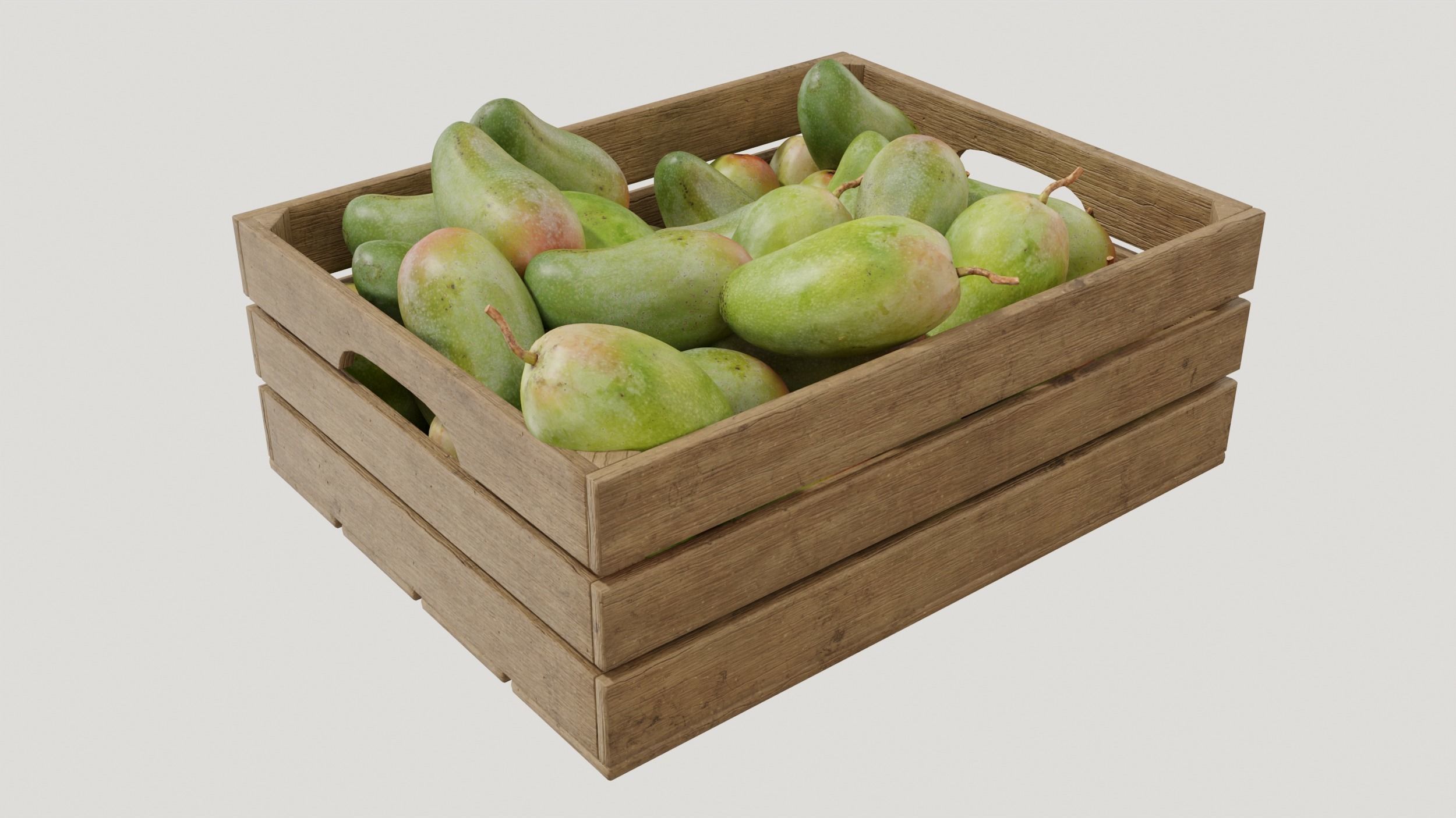 mango crates 02 3D model | CGTrader