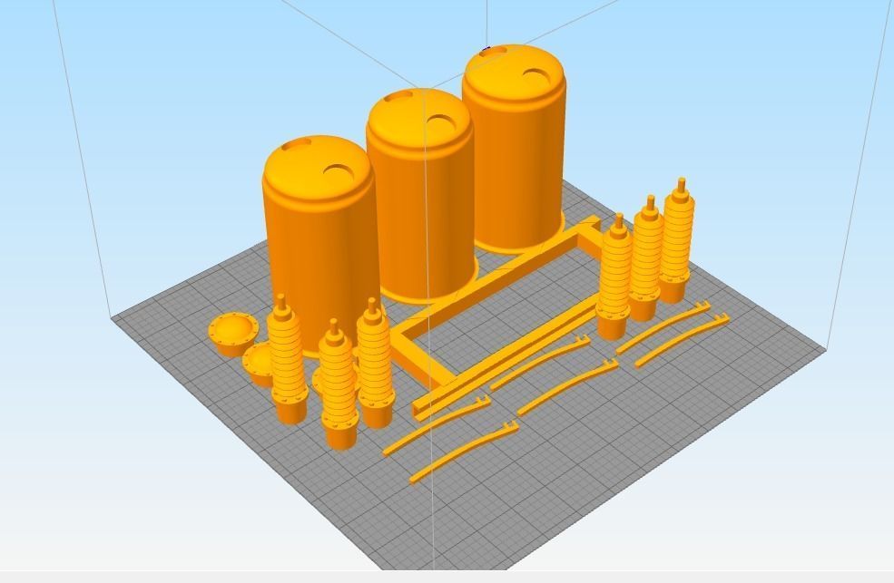 OIL-CIRCUIT-BREAKER-ELECTRIC-SUBSTATION three electrical tran... 3D model 3D printable | CGTrader