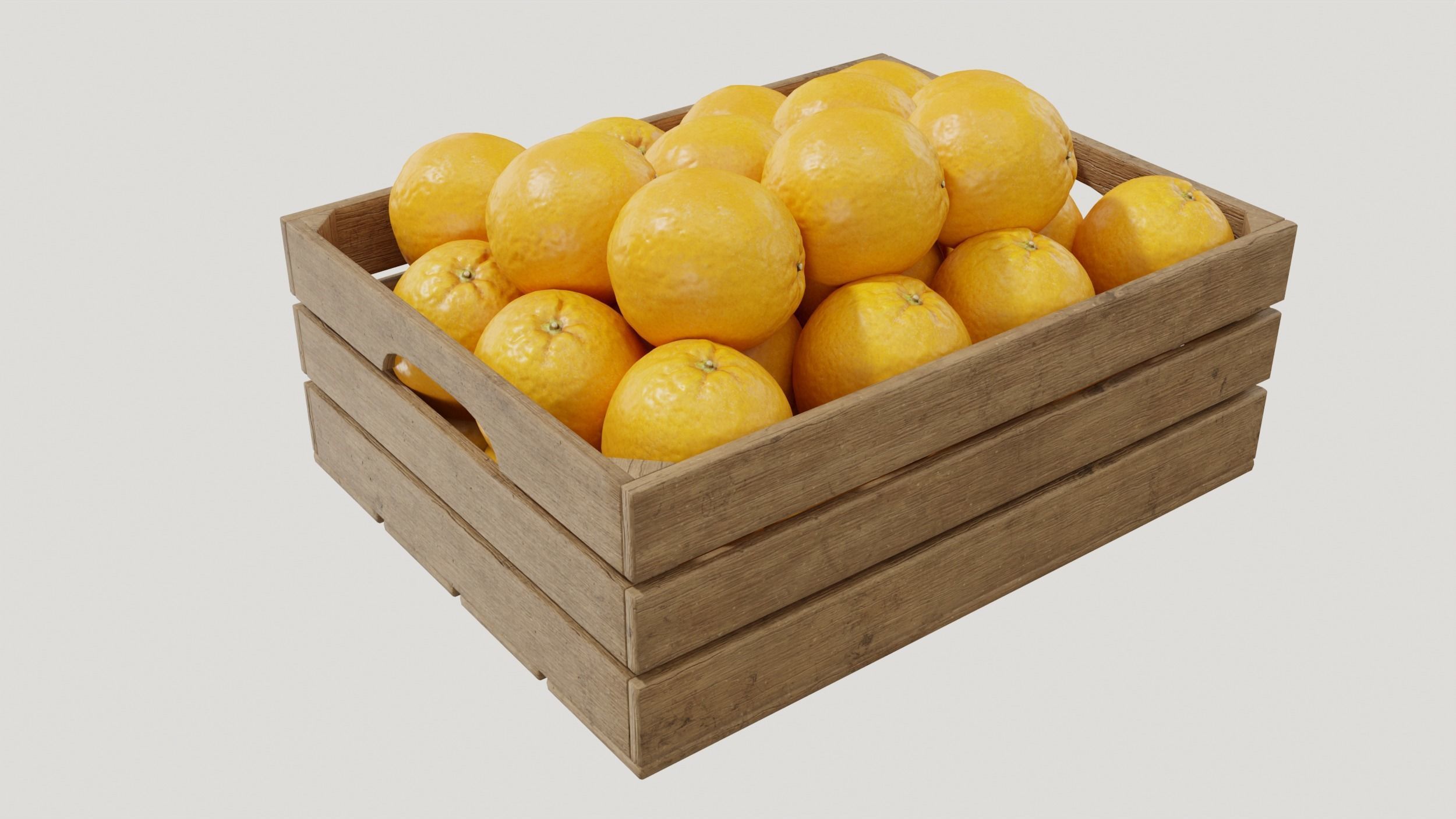 Orange crates 3D model | CGTrader