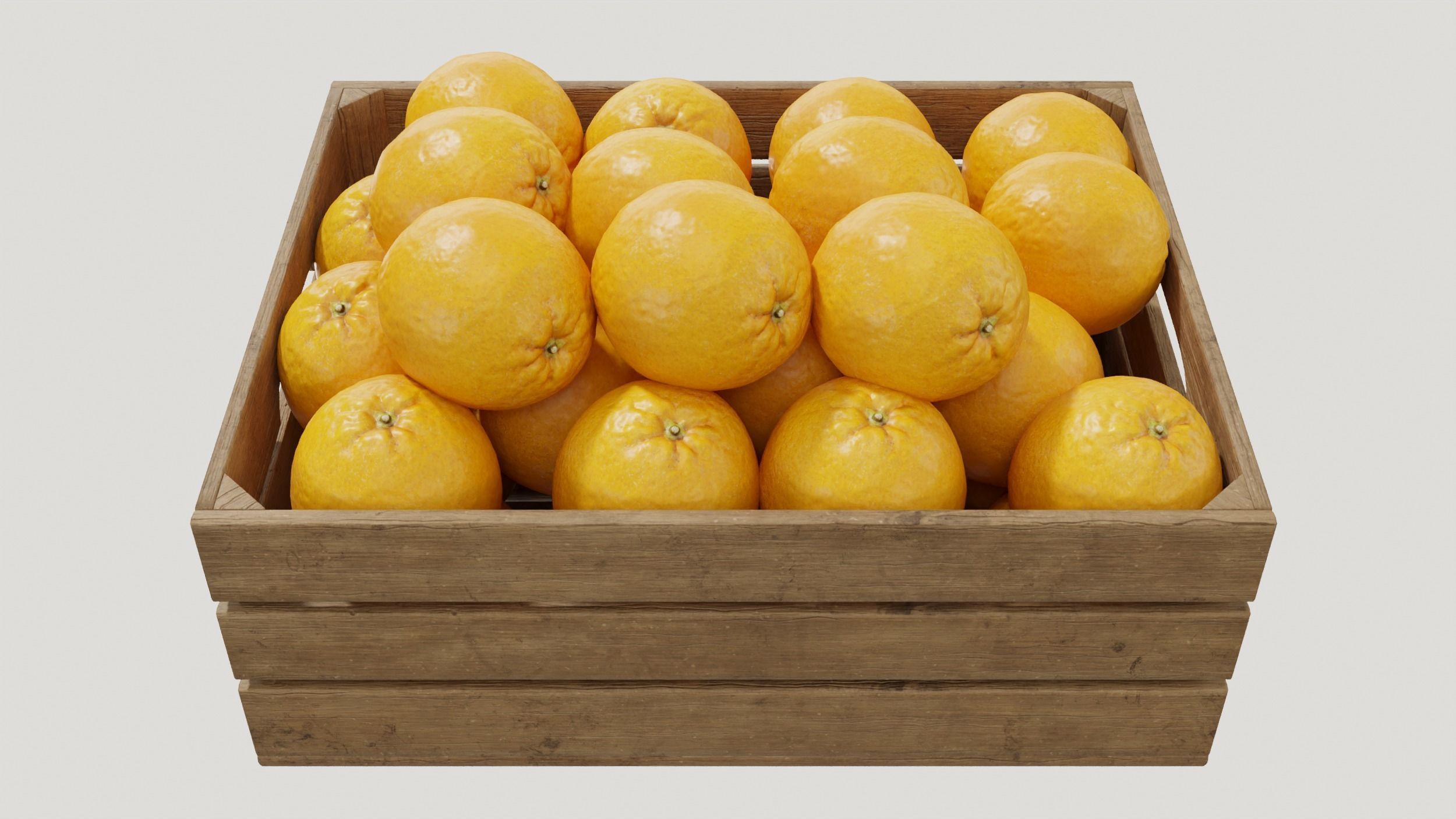 Orange crates 3D model | CGTrader