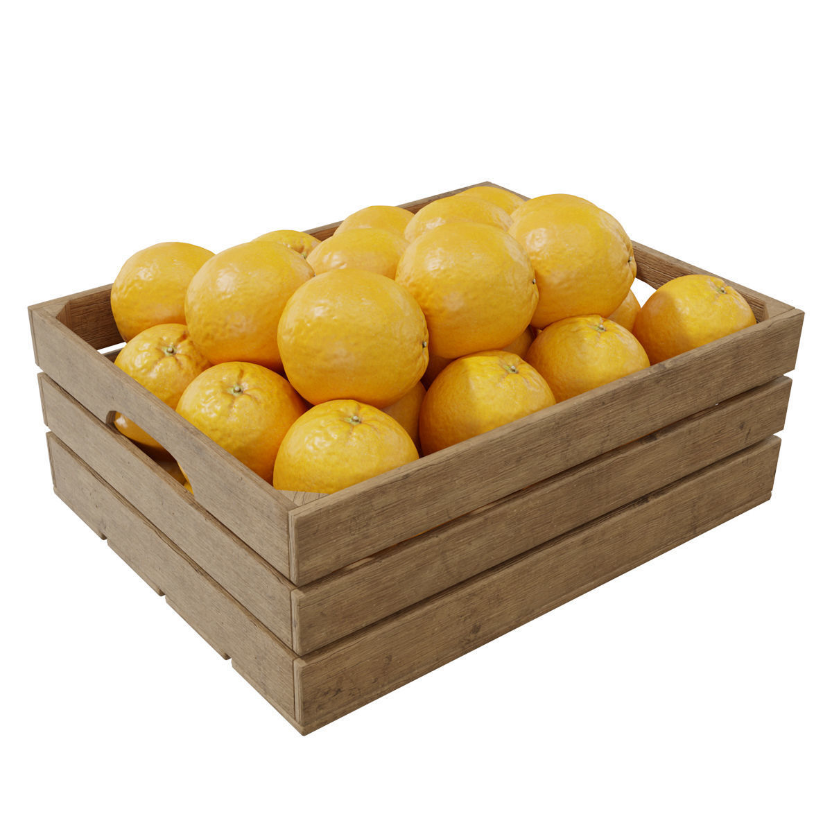 Orange crates 3D model | CGTrader