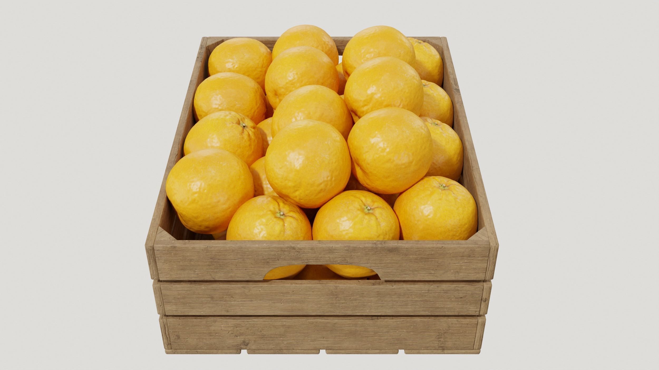 Orange crates 3D model | CGTrader
