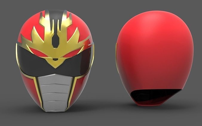 Super sentai Dairanger Red 3D model 3D printable | CGTrader