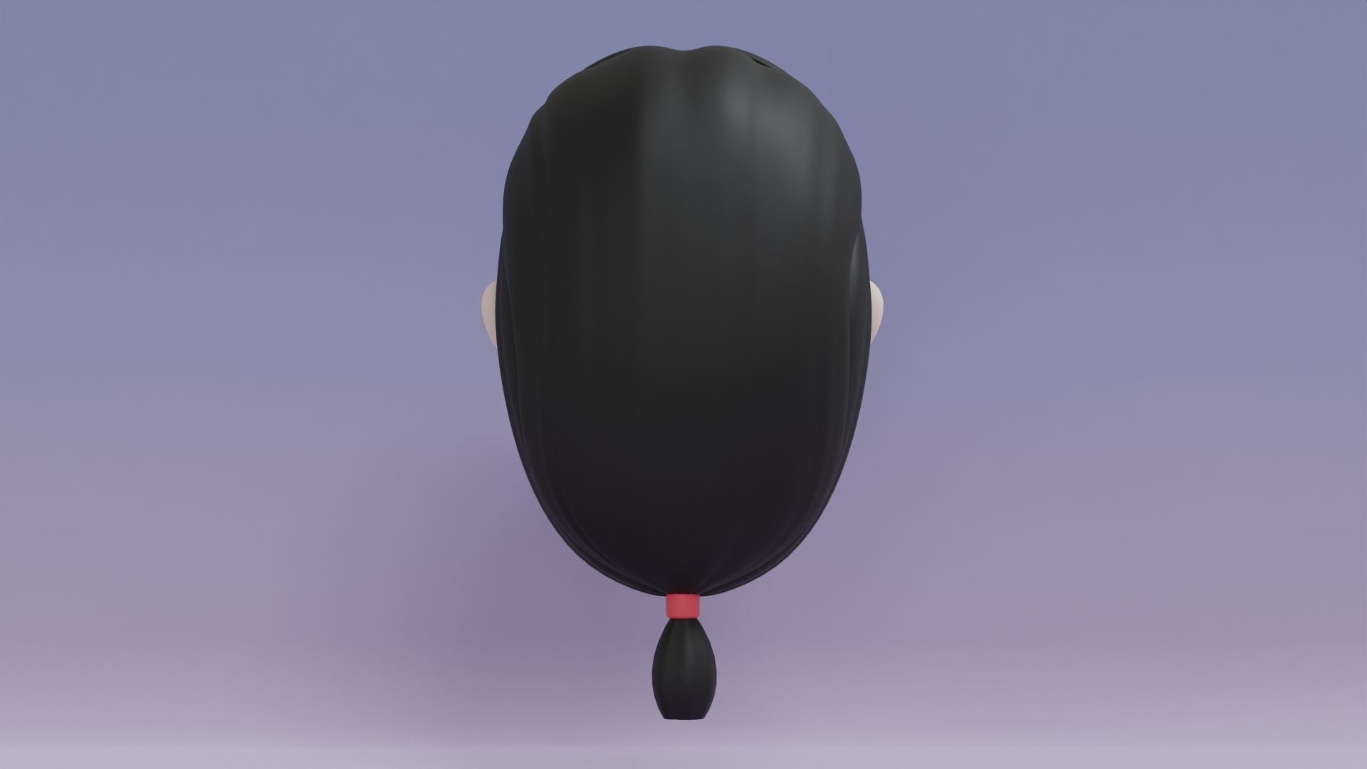 Chibi Female Hair Style 19 3D model | CGTrader