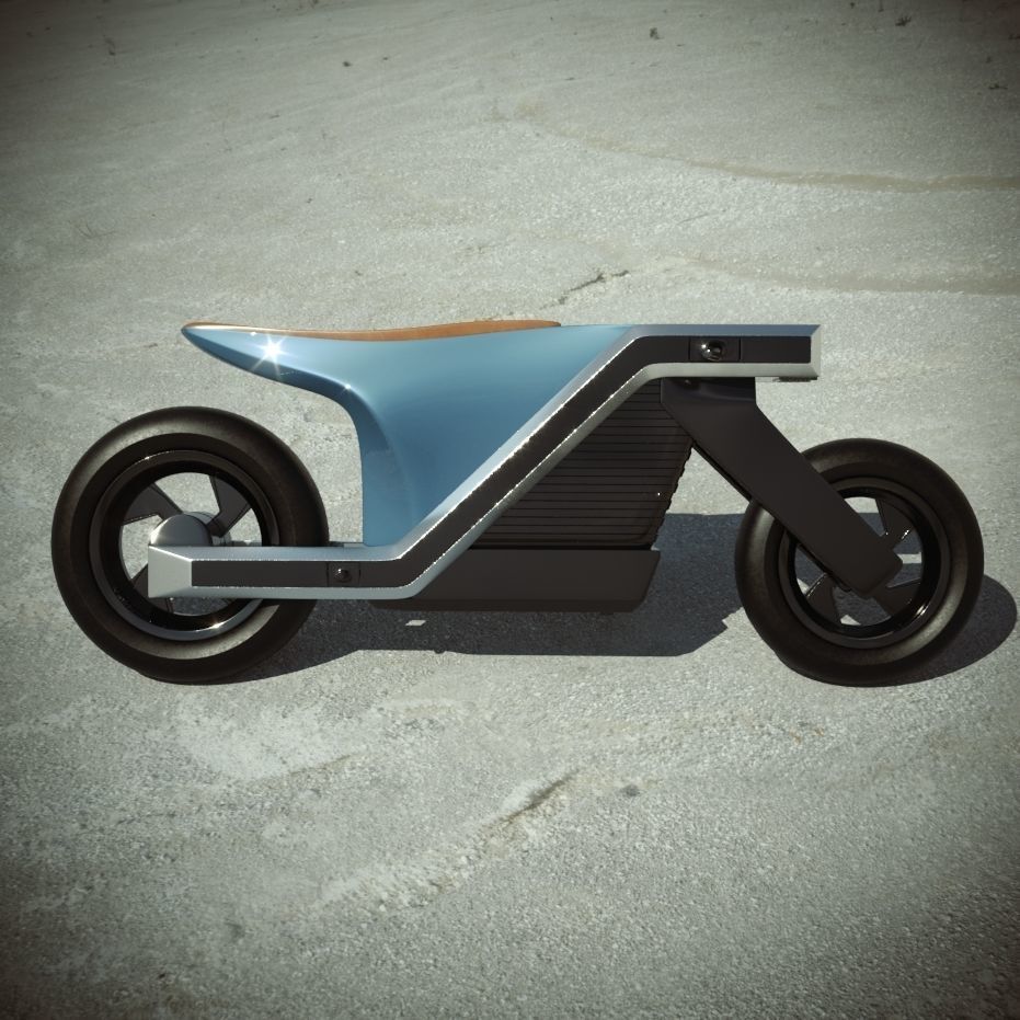 Futuristic Moto 2 3D model | CGTrader