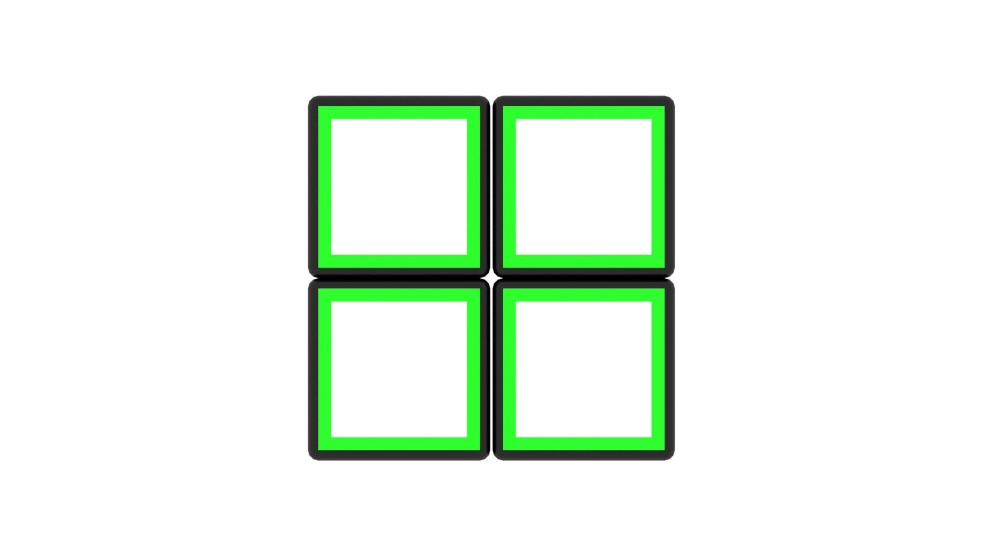 Rubiks Cubes Skeleton Collection 3D model | CGTrader