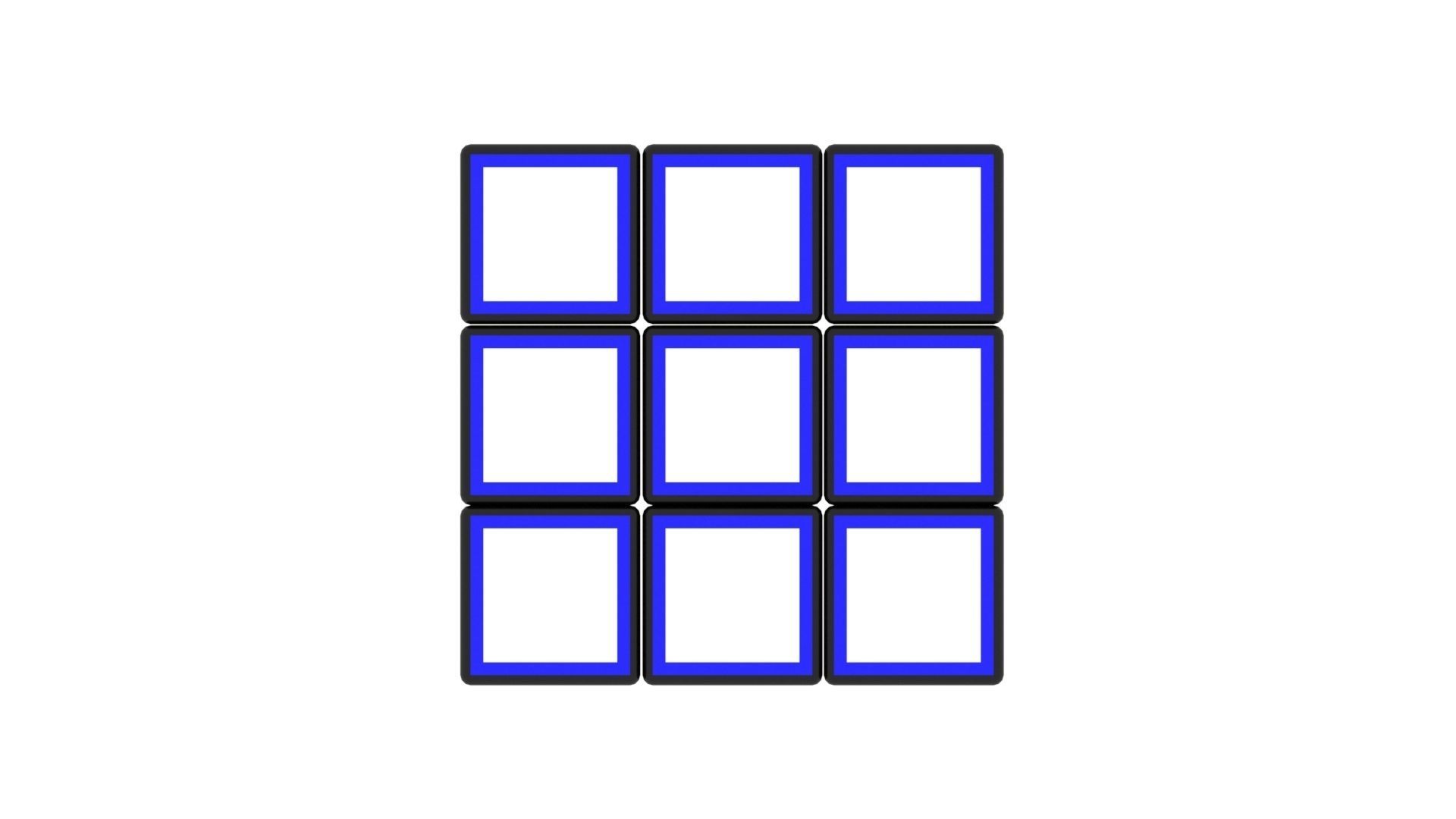 Rubiks Cubes Skeleton Collection 3D model | CGTrader