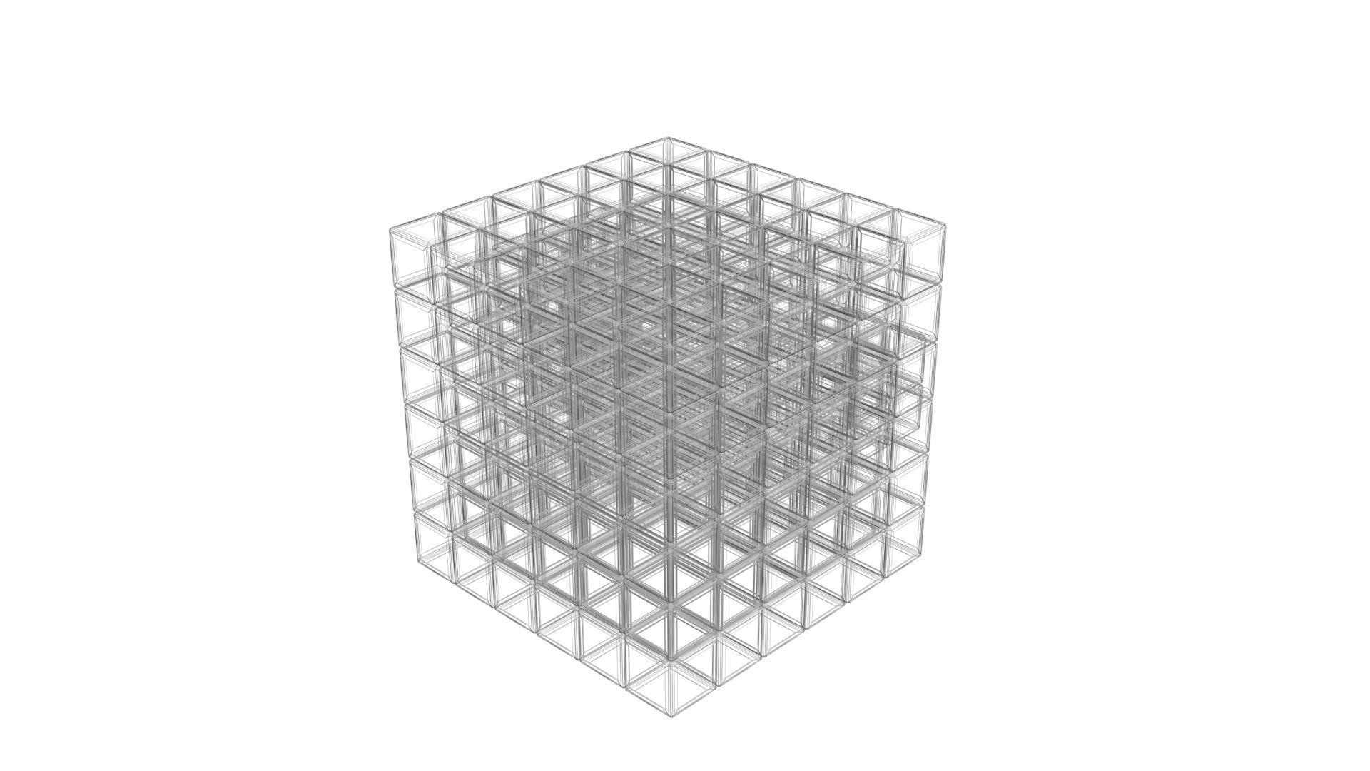 Rubiks Cubes Skeleton Collection 3D model | CGTrader