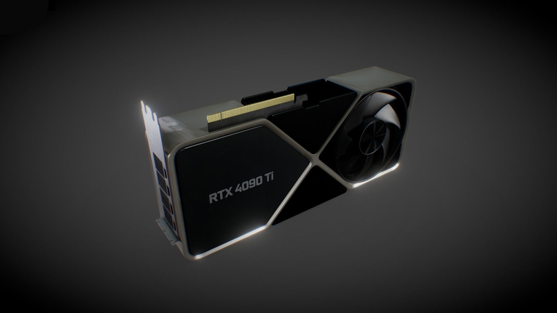 NVIDIA GeForce RTX 4090 Ti GPU 3D model | CGTrader