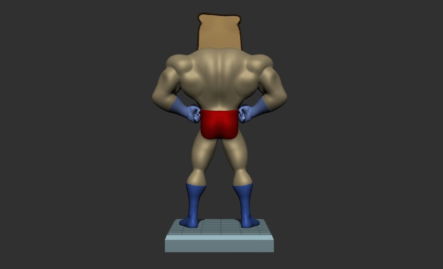Powdered Toast Man fanart 3D model 3D printable | CGTrader