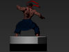 street fighter Dark Ryu 3D model 3D printable | CGTrader