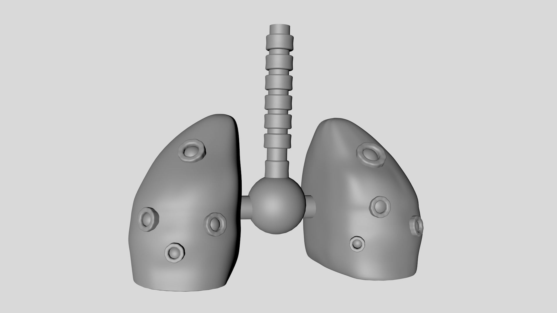 Mechanical Lung 3D model | CGTrader