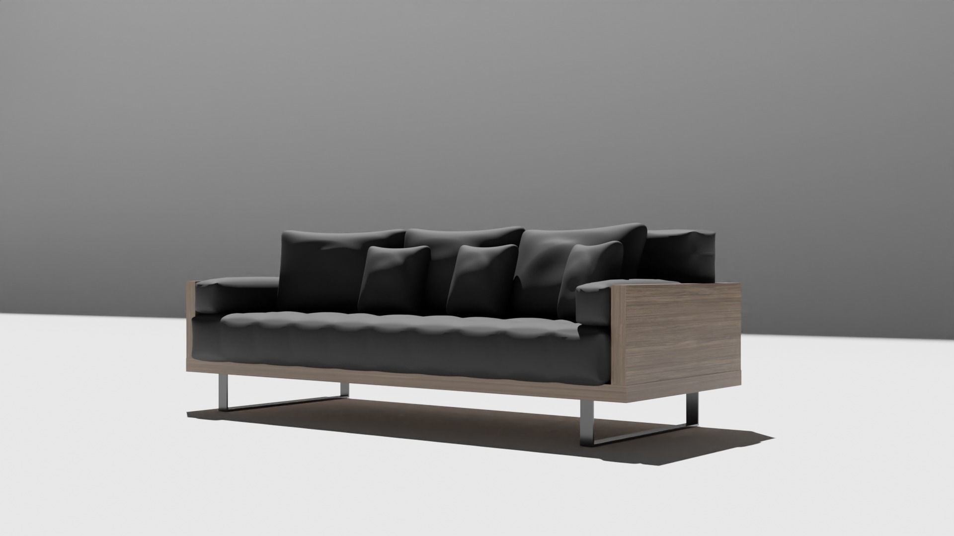 Modern minimalistic sofa 3d model free 3D model | CGTrader