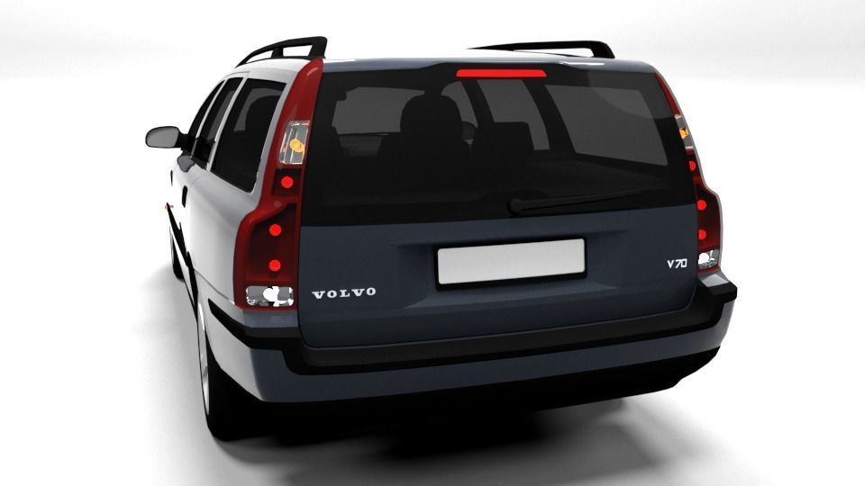 3D model VOLVO V70 2002 LOWPOLY VR / AR / low-poly | CGTrader
