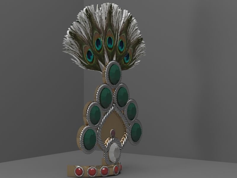 hindu god crown mukut 3D model | CGTrader