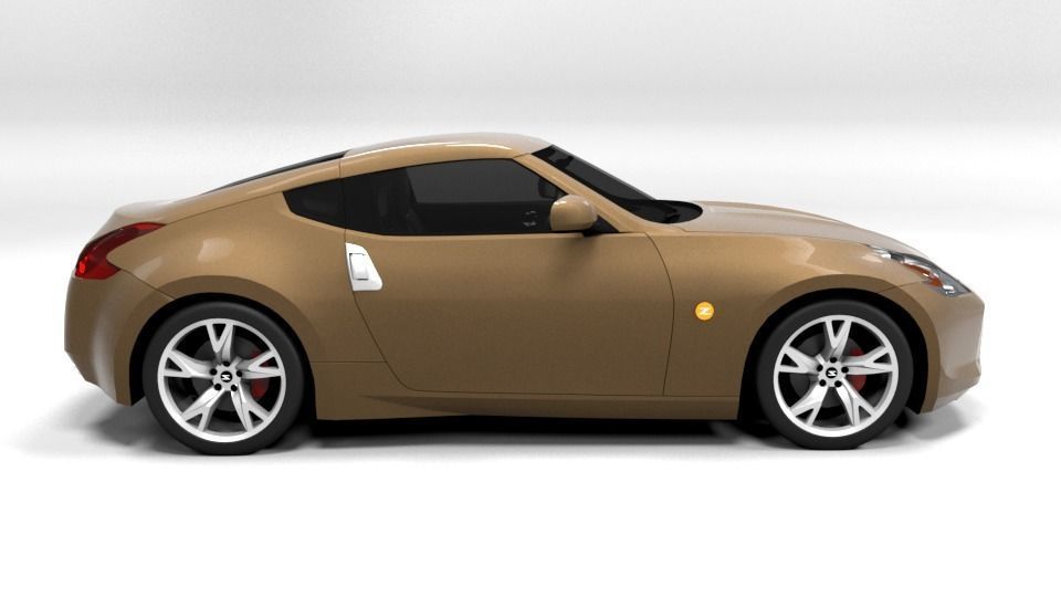 3D model NISSAN 370Z COUPE LOWPOLY VR / AR / low-poly | CGTrader