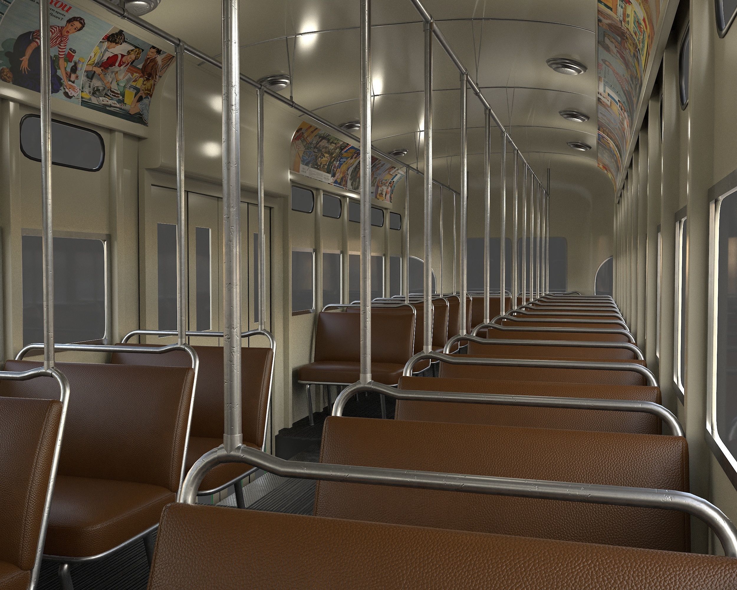 PCC Trolley Car Municipal Retro Railway 3D model | CGTrader