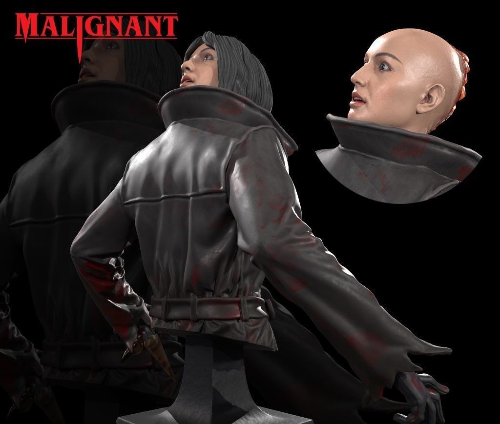 Malignant bust free 3D model 3D printable | CGTrader