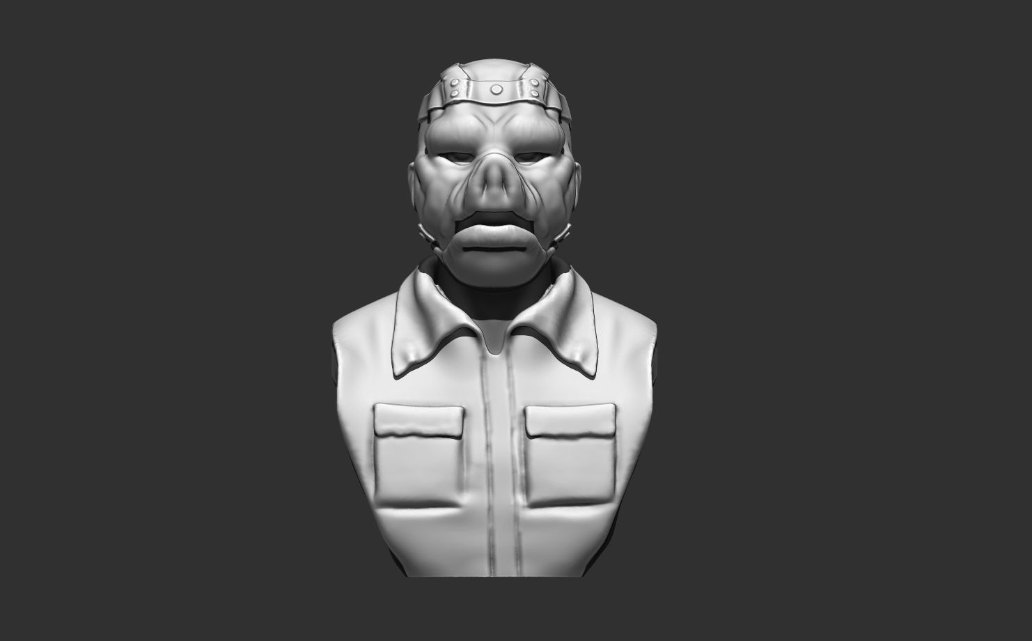 SLIPKNOT PAUL GRAY 3D model 3D printable | CGTrader