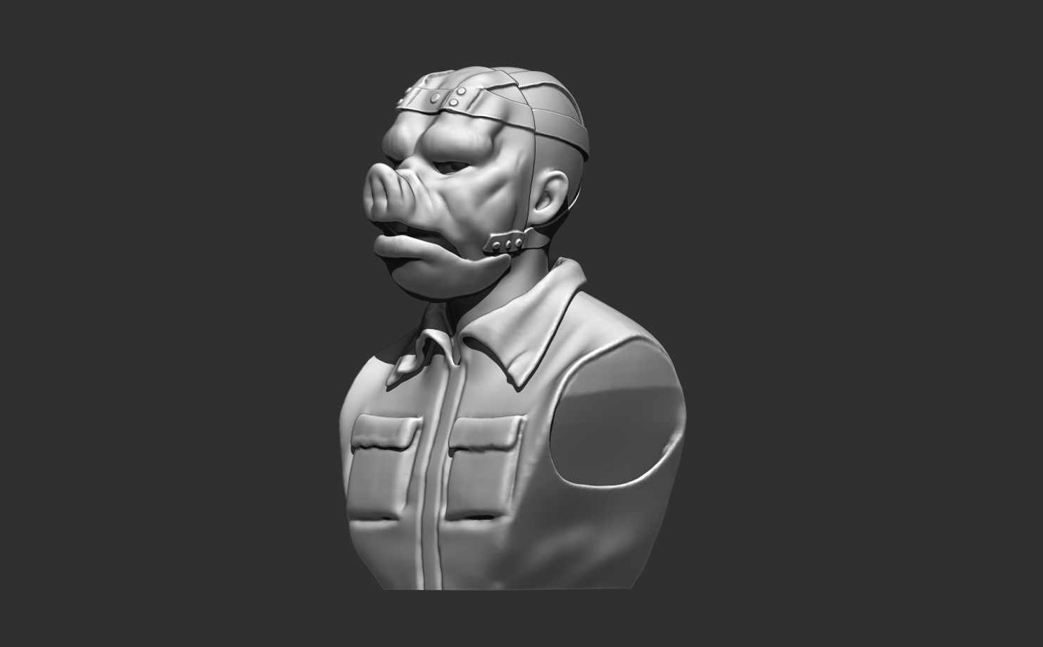 SLIPKNOT PAUL GRAY 3D model 3D printable | CGTrader