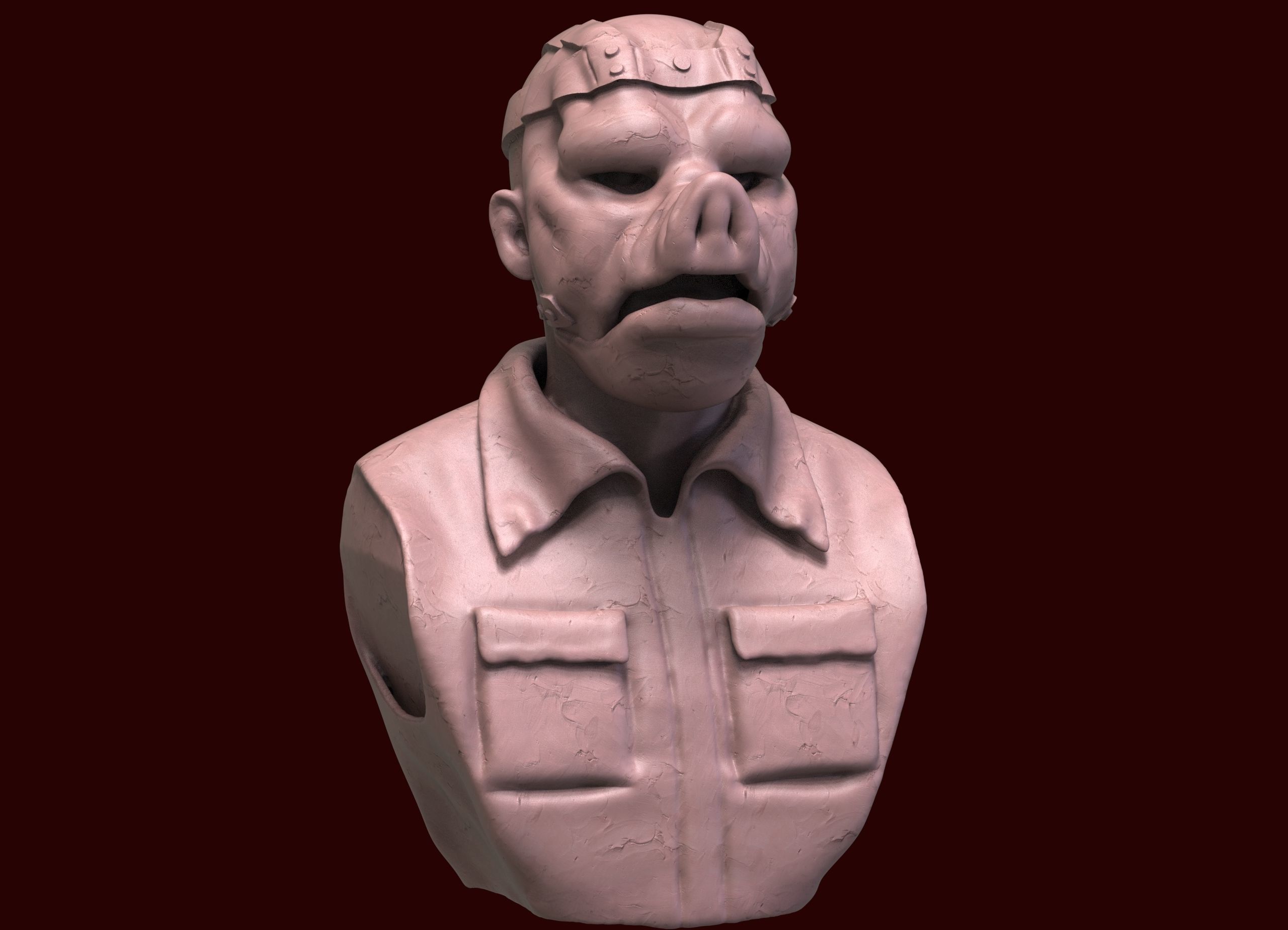 SLIPKNOT PAUL GRAY 3D model 3D printable | CGTrader