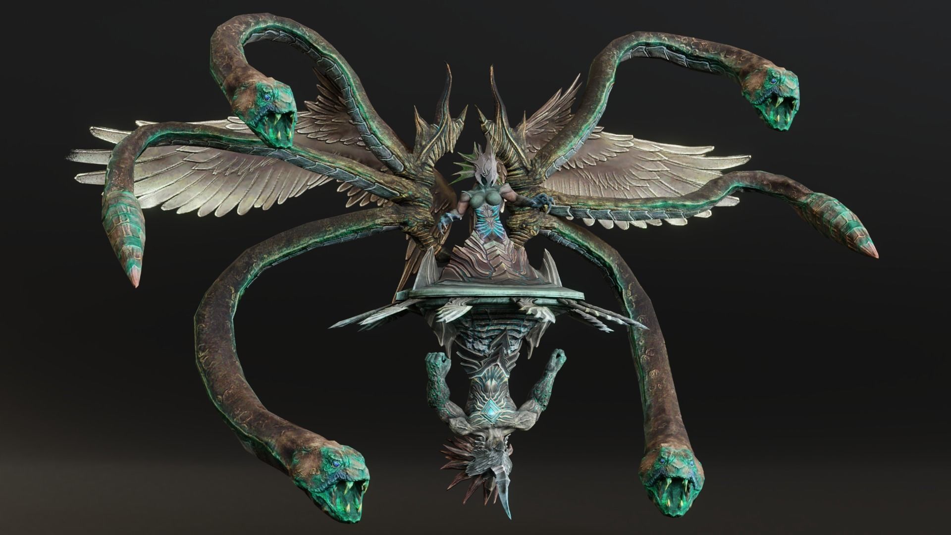 Avatar Of Darkness free VR / AR / low-poly 3D model rigged | CGTrader