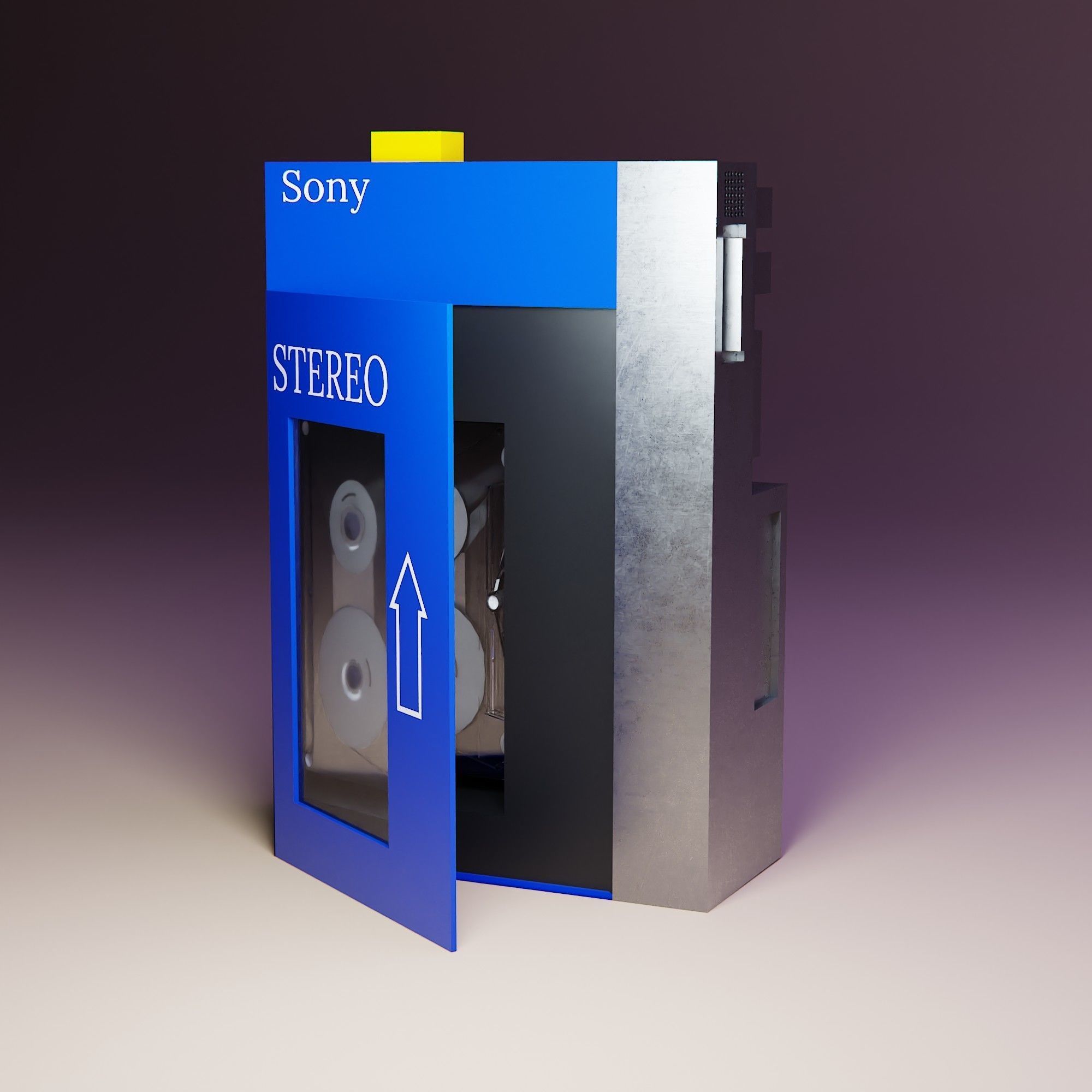 3d model of Sony Walkman from 1980s 3D model | CGTrader