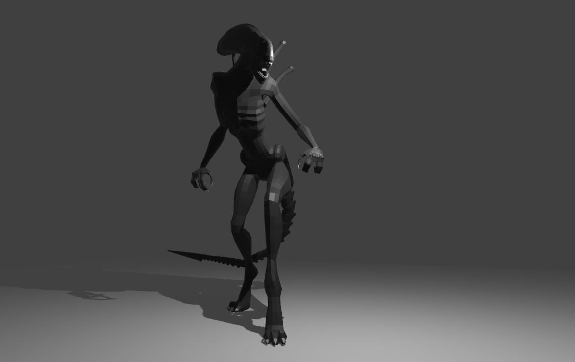 Xenomorph Alien LowPoly free VR / AR / low-poly 3D model | CGTrader