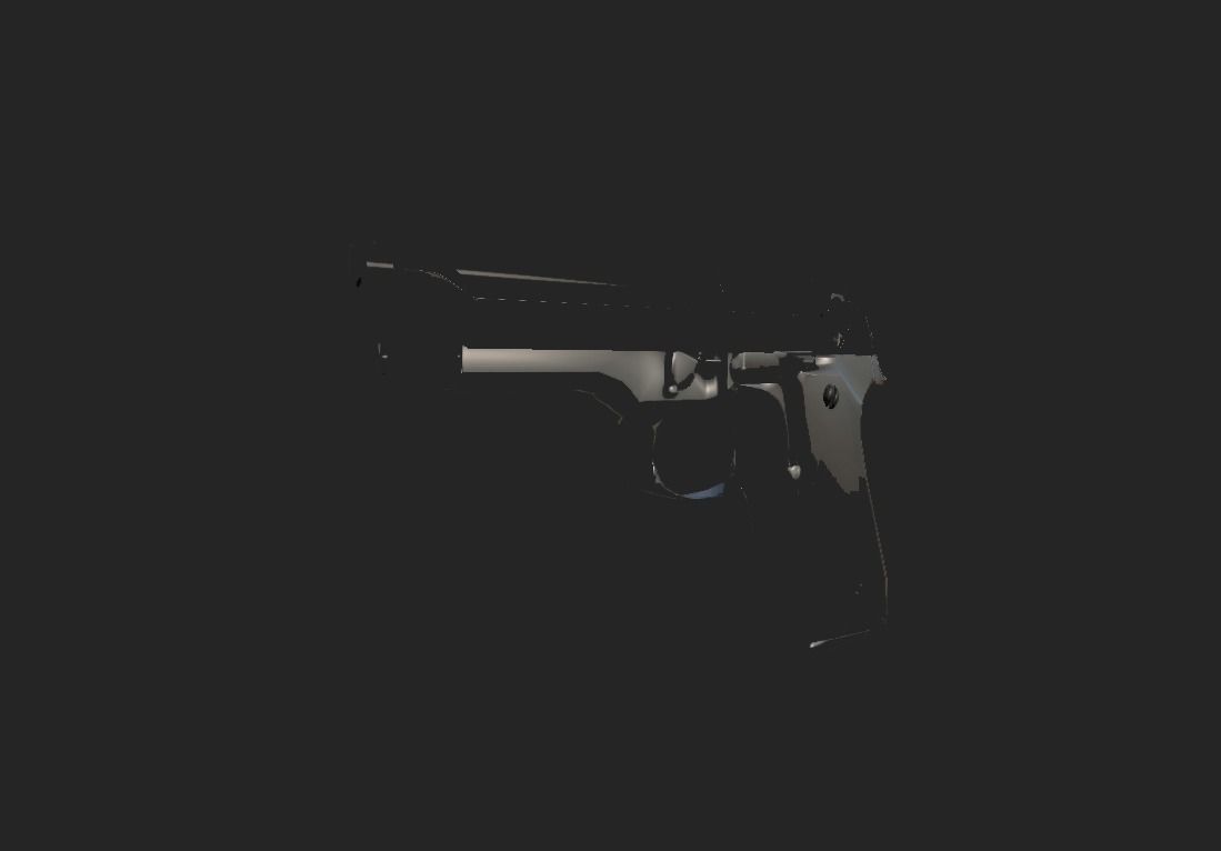 3D model Modern Pistol 8 VR / AR / low-poly | CGTrader
