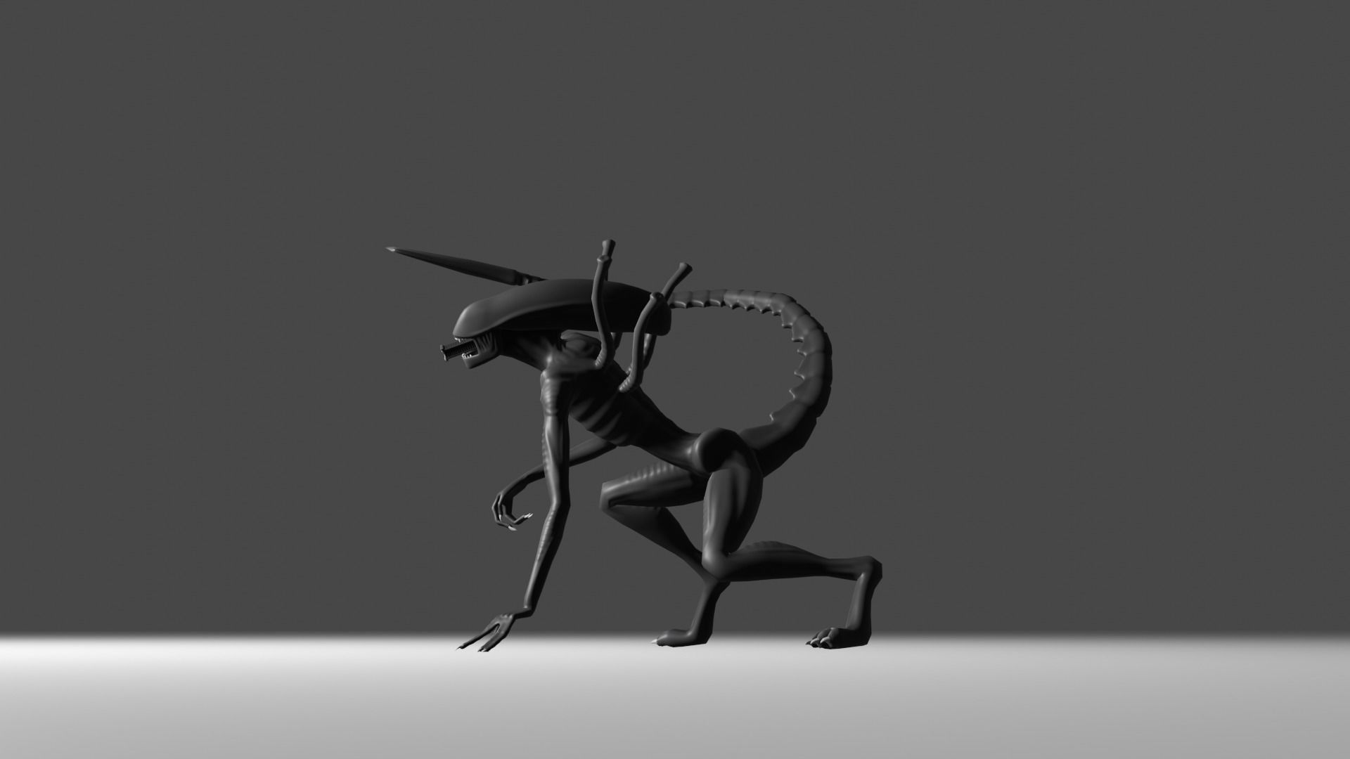 3D model Xenomorph Alien VR / AR / low-poly | CGTrader