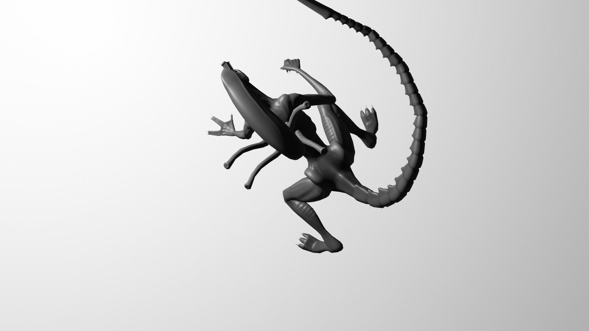 3D model Xenomorph Alien VR / AR / low-poly | CGTrader