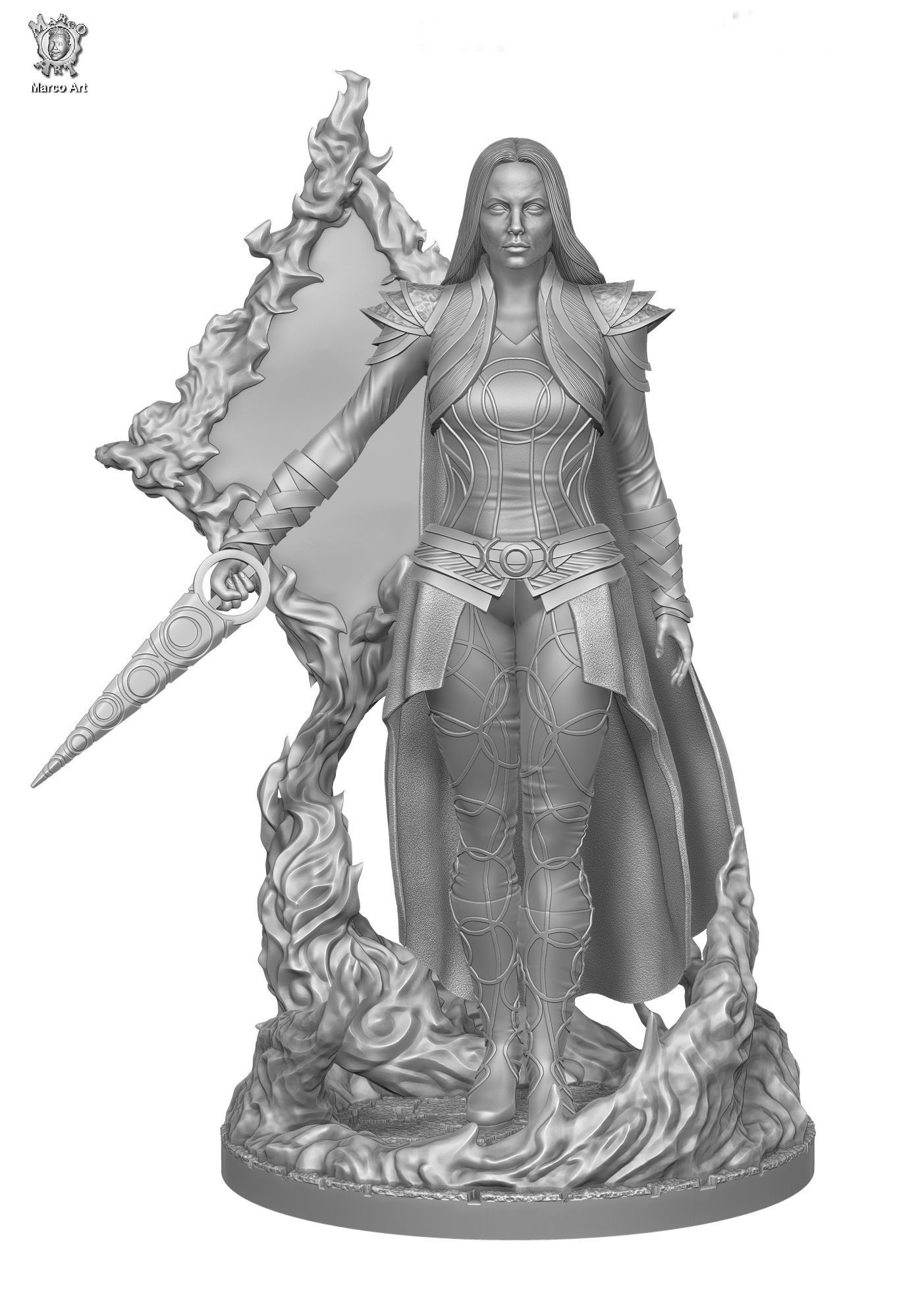 Marvel Doctor Strange Clea stl file 3D model 3D printable | CGTrader