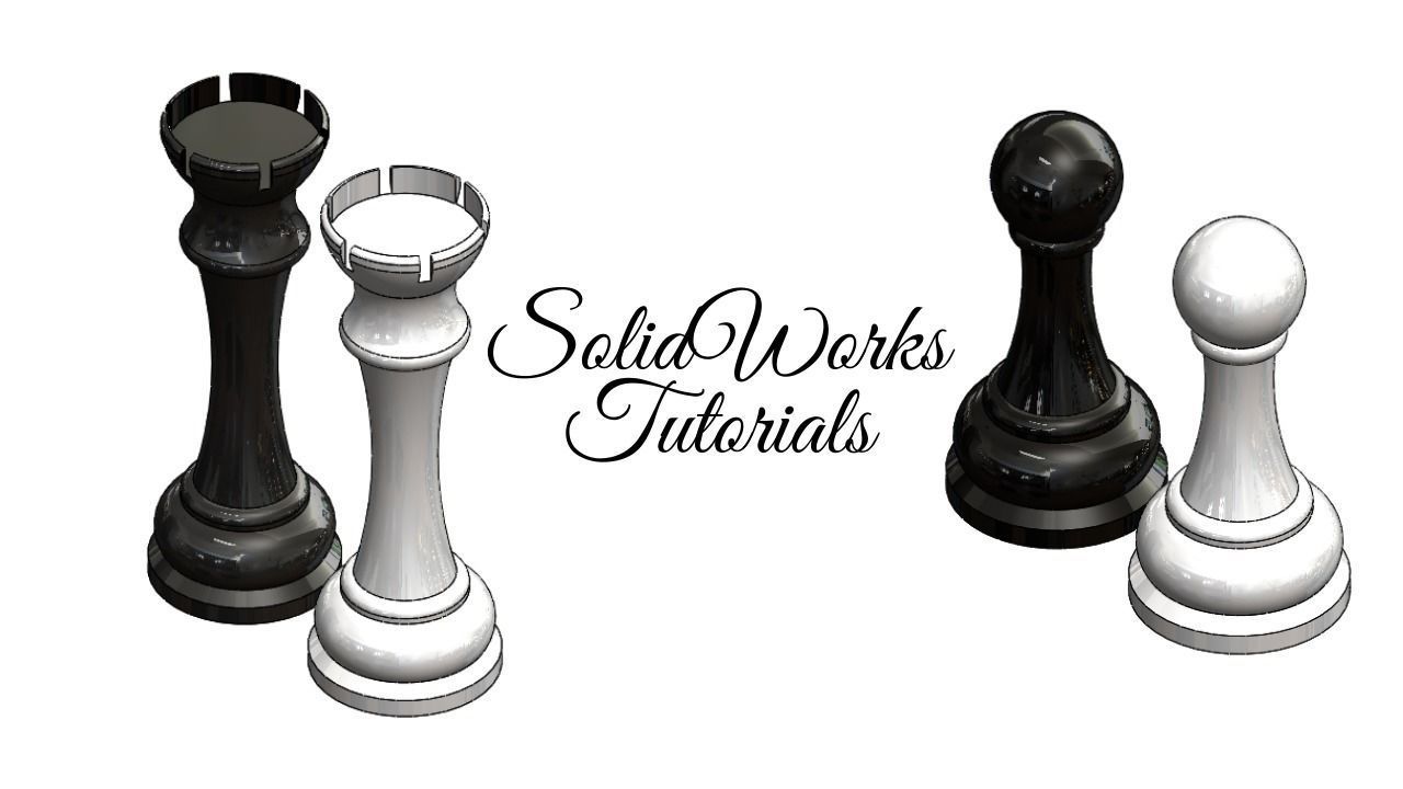 chess rook and pawn 3D model | CGTrader