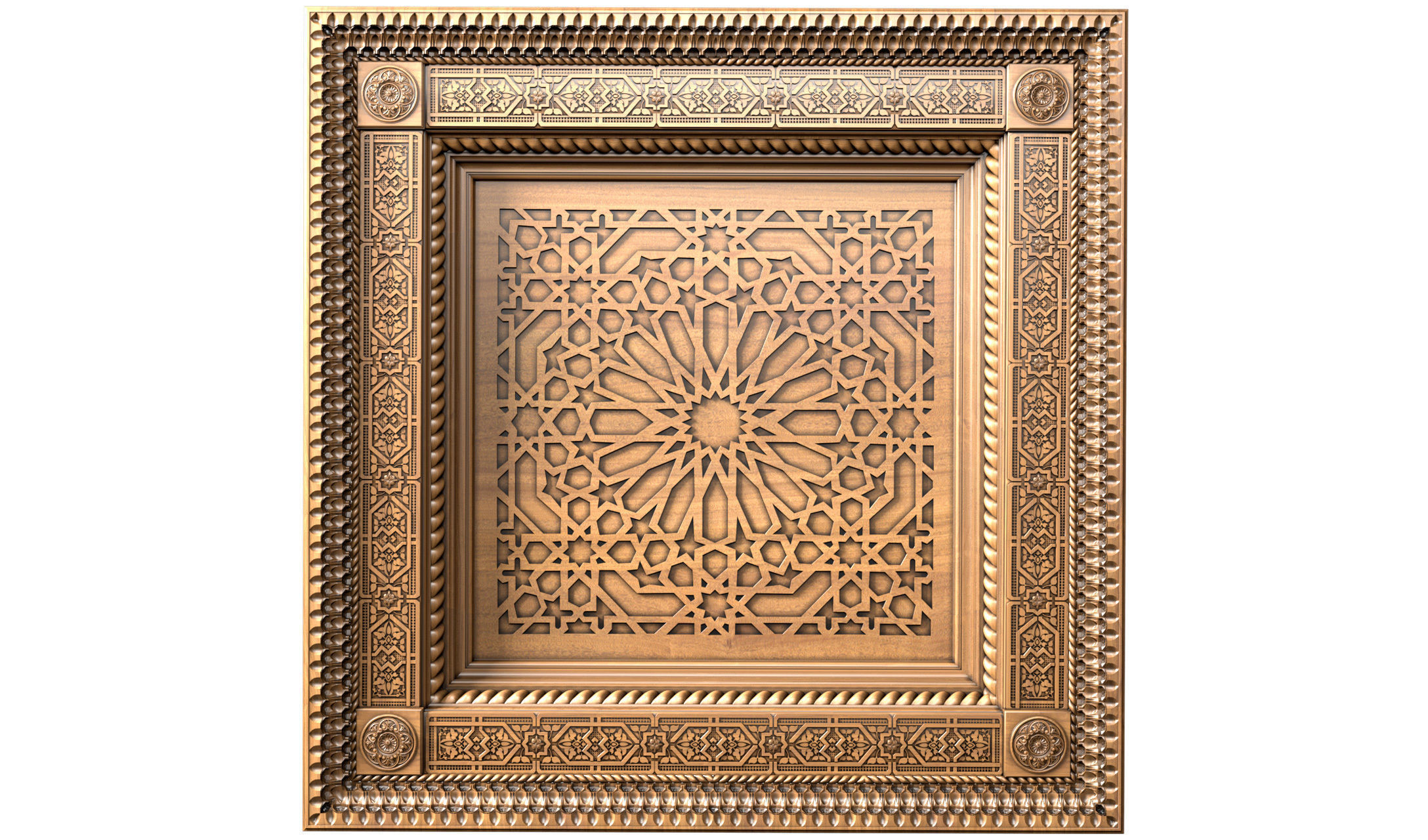 Ceiling in oriental style Arabic decorative ceiling 3D model | CGTrader