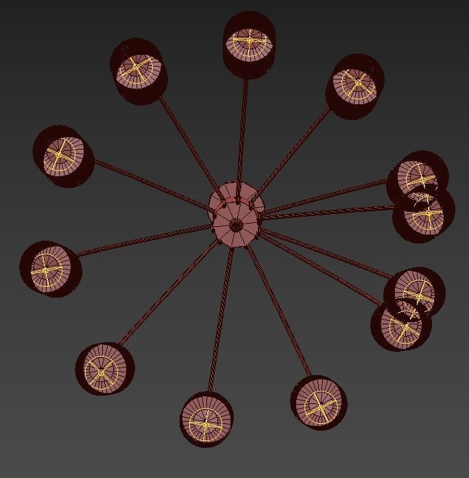 Ceiling Lamp Anonymous 3D model | CGTrader